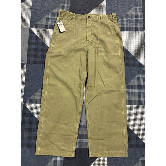 Polo Ralph Lauren | Pants | Nwt Vintage Military Usmc Polo Ralph Lauren Fatigue Herringbone ...